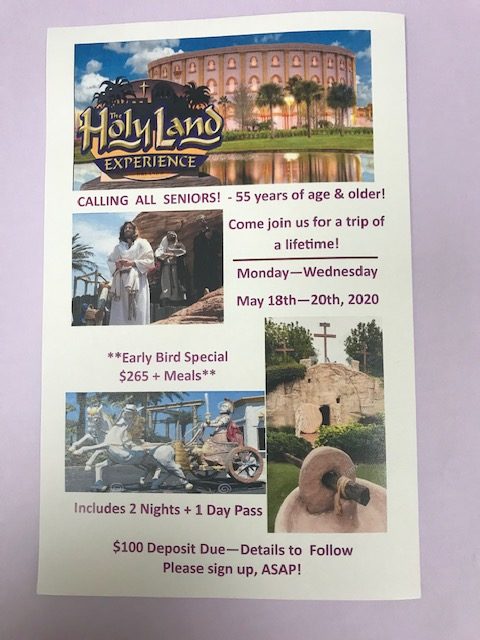 Holy Land 2020 - Bay Springs Baptist Church